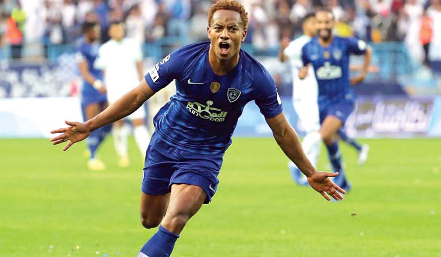 Carillo celebra gol en Arabia - El Men