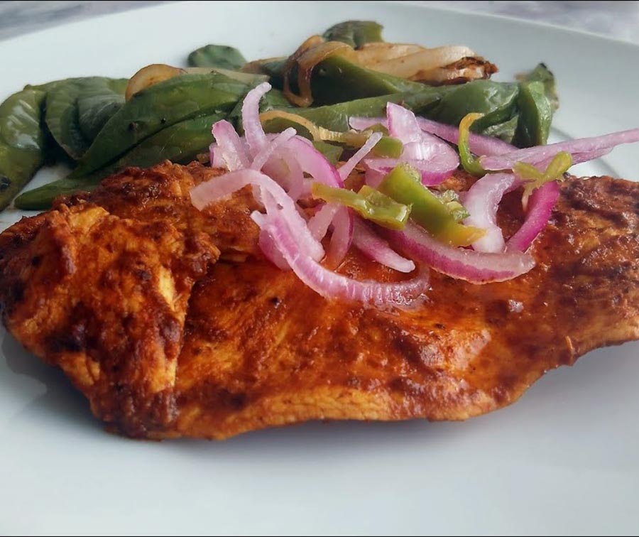 Pechuga adobada - El Men