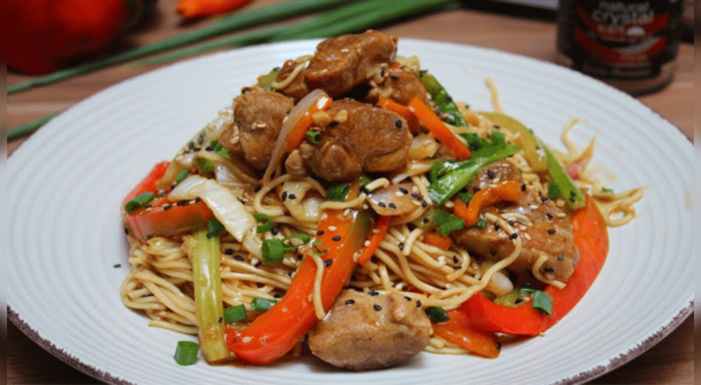 Tallarín saltado - El Men