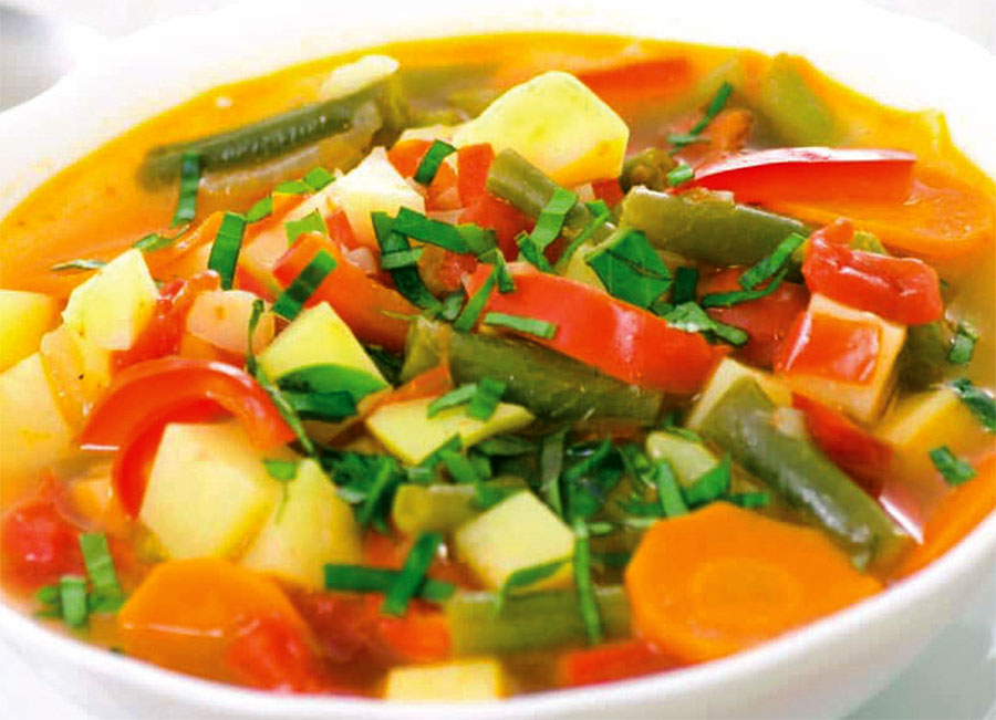 Sopa de verduras - El Men