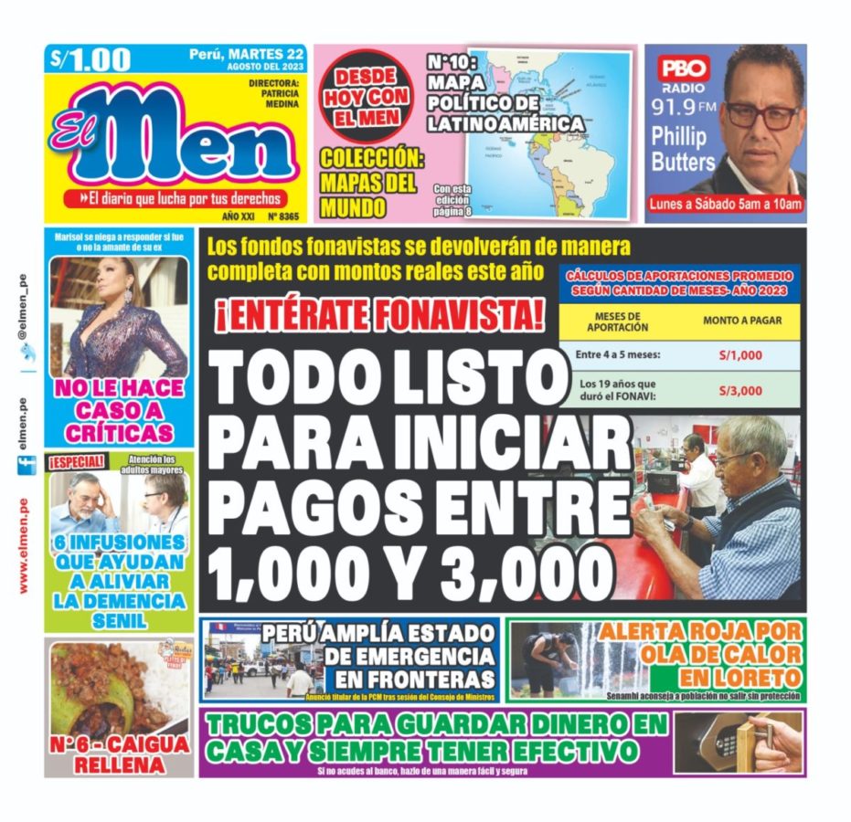 Portada – El Men (22/08/2023)