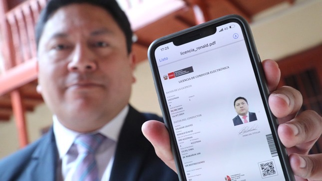 MTC emitió más de medio millón de licencias de conducir electrónicas ...