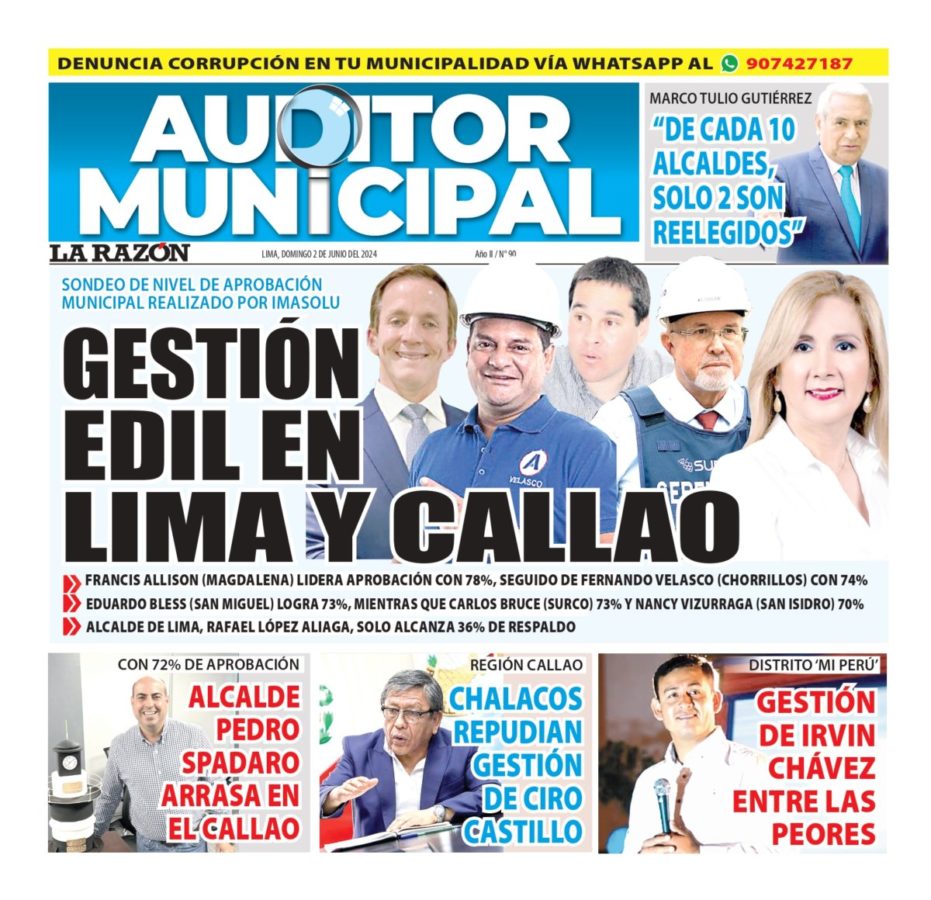 Auditor Municipal: Gestión edil en Lima y Callao