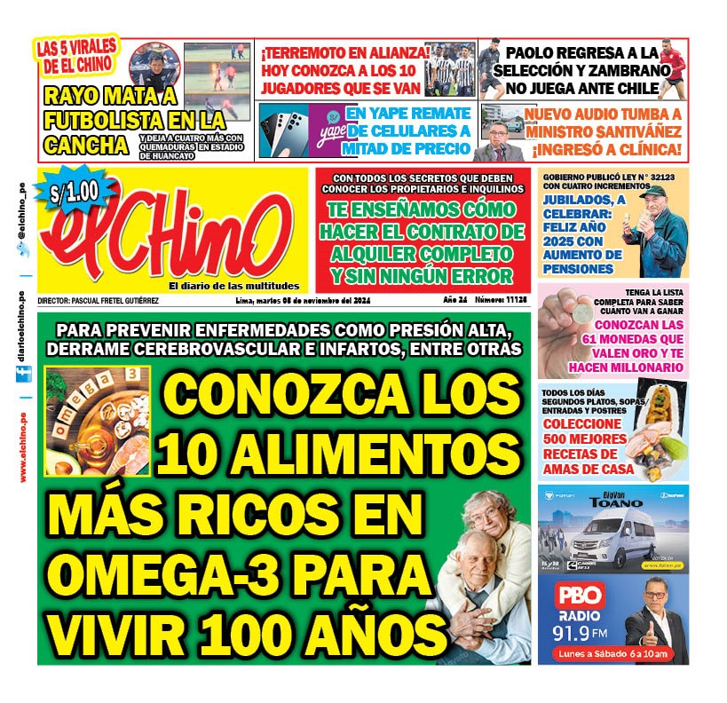 Portada Diario El Men (05/11/2024)