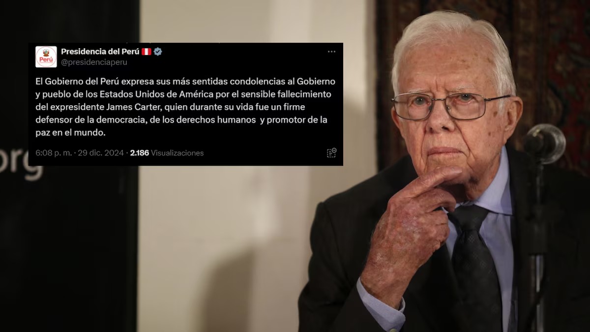 Perú expresó sus condolencias tras fallecimiento de Carter - El Men